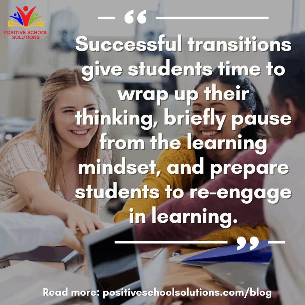 5 Tips to Reduce Chaos During Transitions - Positive School Solutions ...